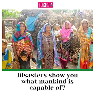Who helped the people in Pipri when they had nothing to eat for days?